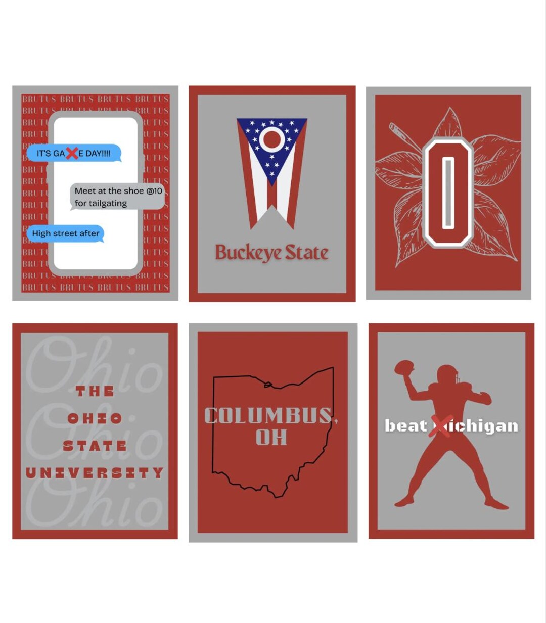The Ohio State University Poster Prints - Etsy