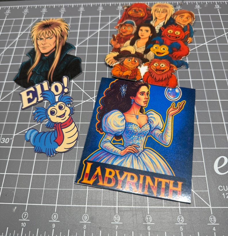 Labyrinth Movie Magnets – 80s Fantasy Decor, Handmade Set of 4 - Etsy