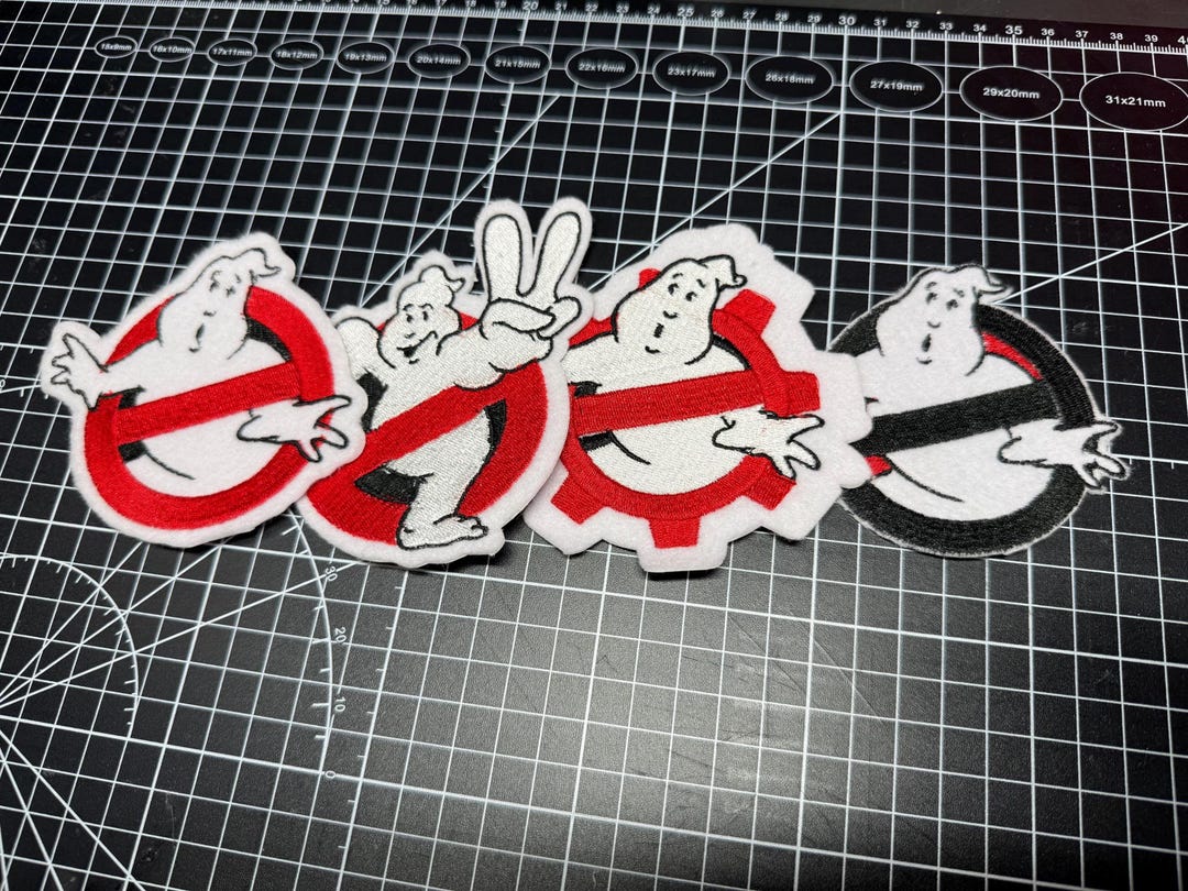 Ghostbusters-inspired Patch Set – 4-piece Movie Logo Collection From ...
