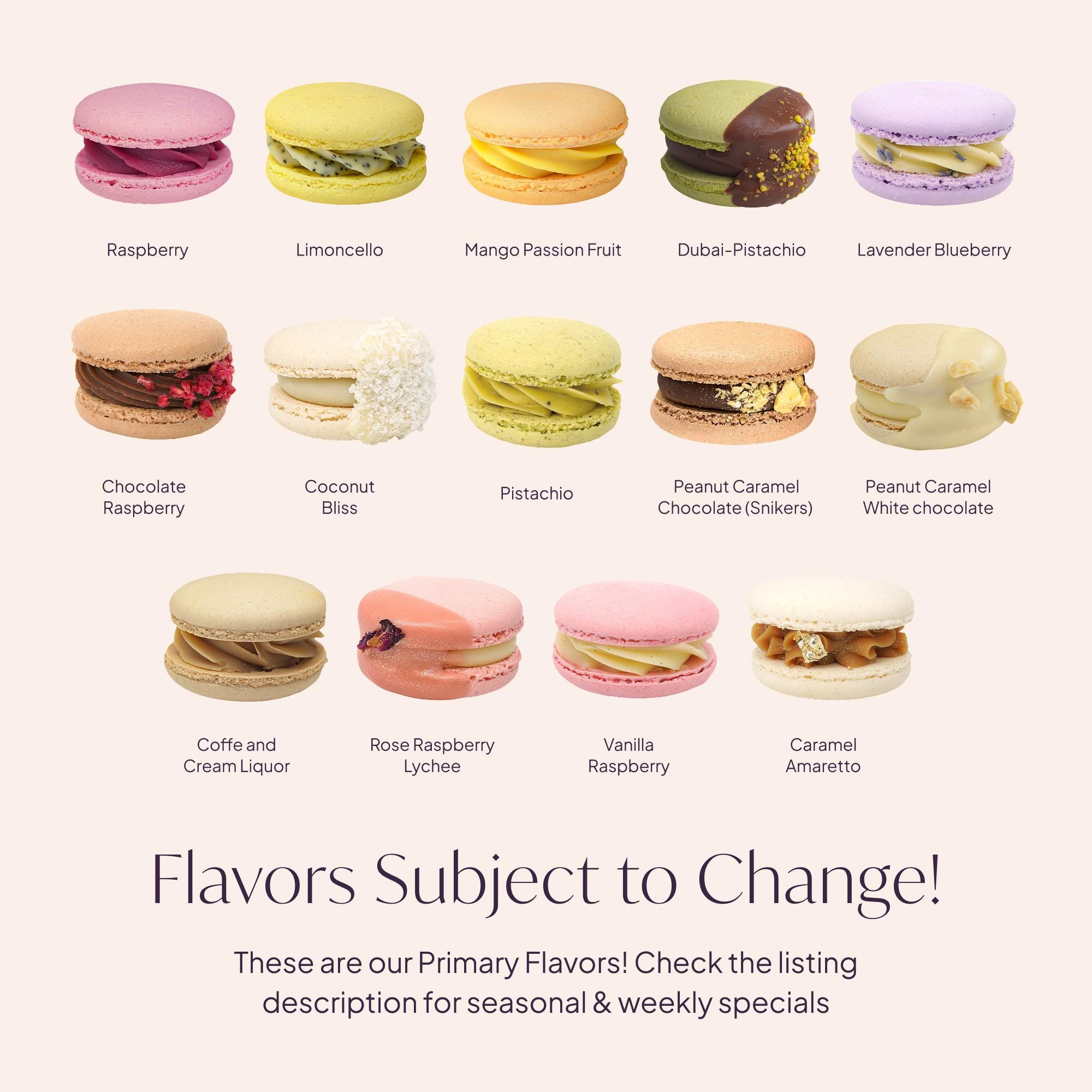 Build Your Own Custom Macaron Gift Box of 12 / 24: Le Délice French ...