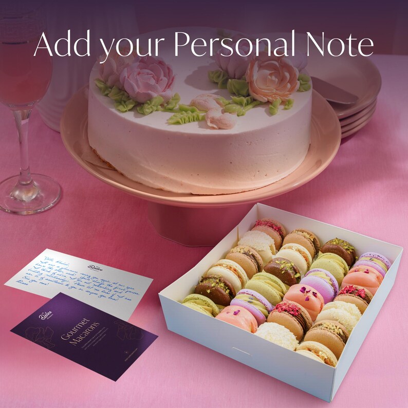 Build Your Own Custom Macaron Gift Box of 12 / 24: Le Délice French ...