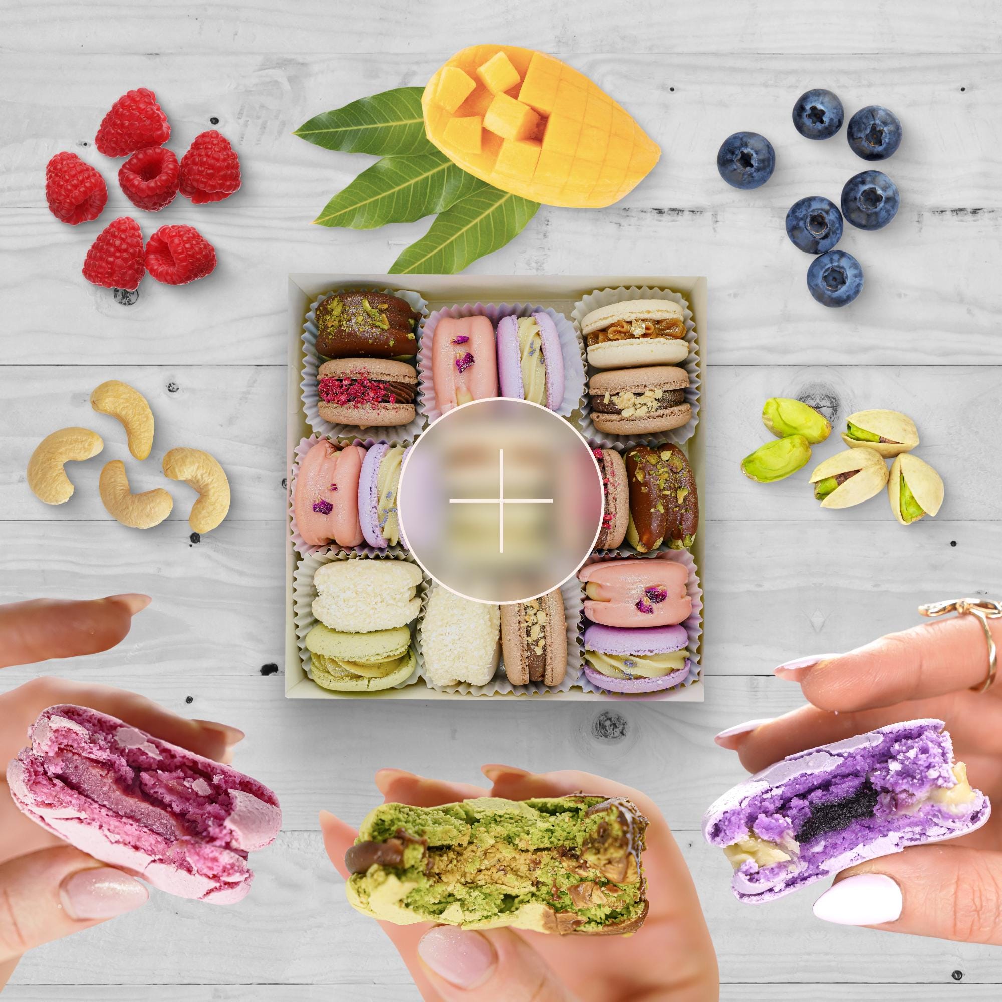 Build Your Own Custom Macaron Gift Box of 12 / 24: Le Délice French ...