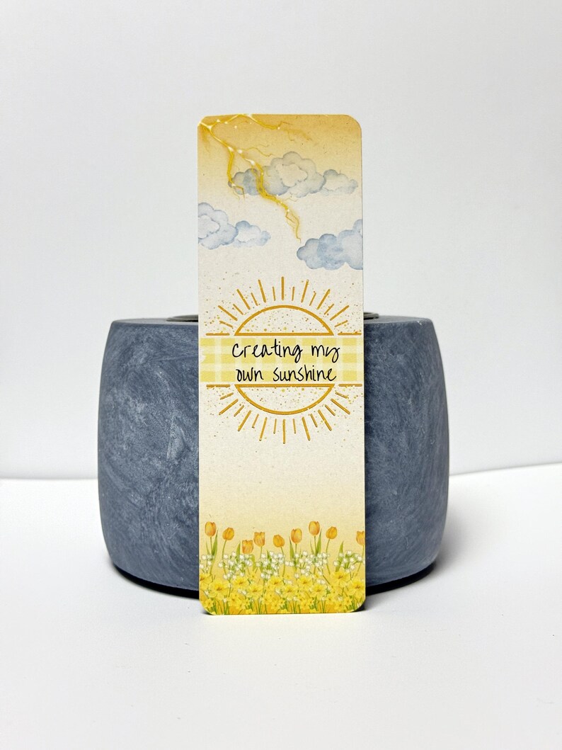 Sunshine Bookmark: Motivational Gift for Readers - Etsy