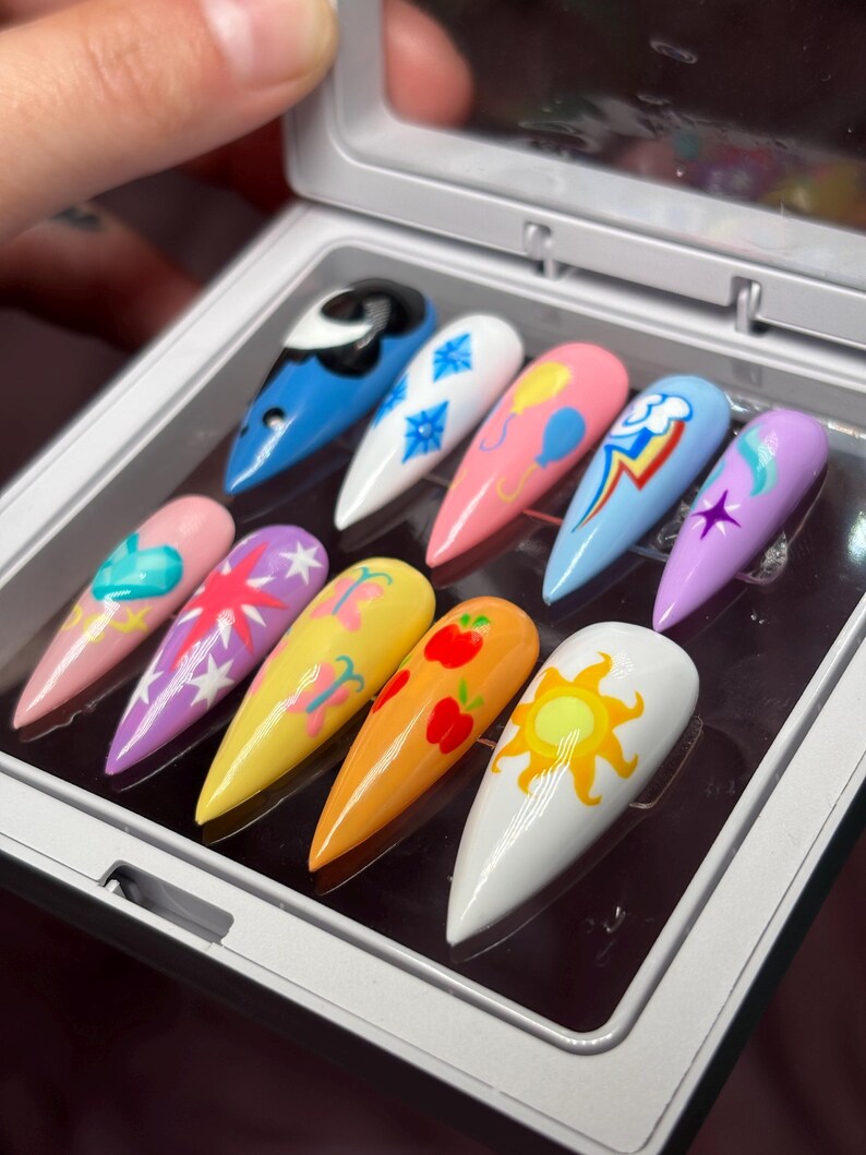 My Little Pony Press on Nails - Etsy