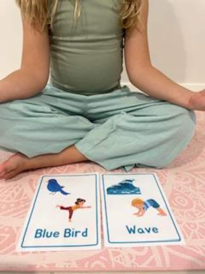 Yoga & Emotions Printable Cards for Kids | Mindfulness Tools for Little ...