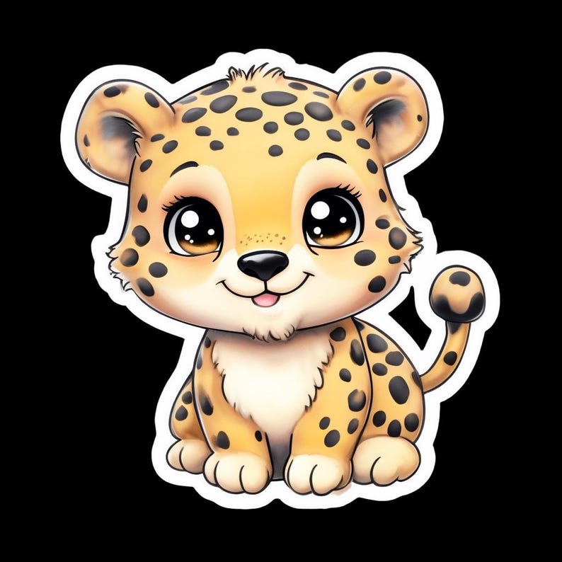 Cute Animal Sticker Pack – Kawaii Animal Stickers, Waterproof Vinyl ...