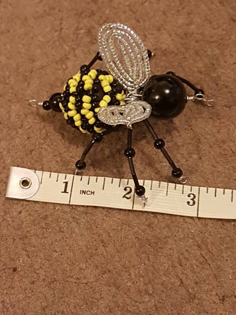 10 X Large Beaded Bumble Bee. Queen Bee - Etsy