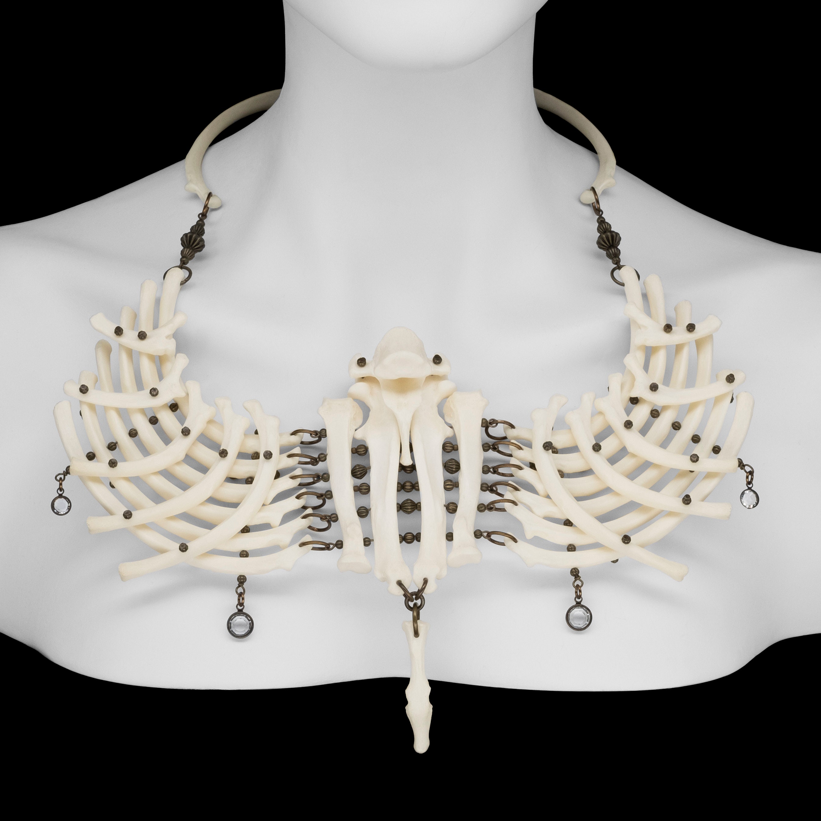 Rib Bone Necklace Malaje Etsy