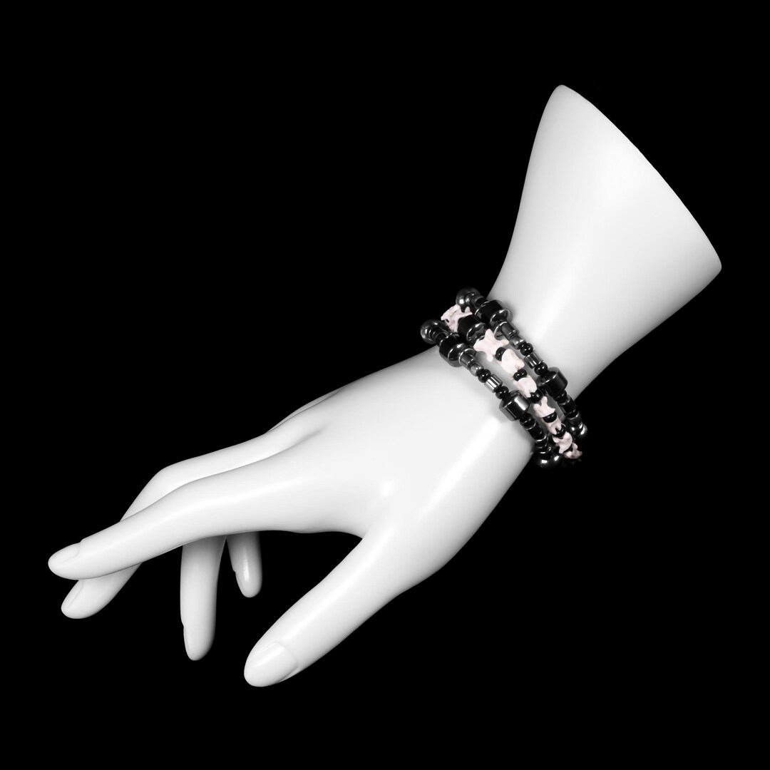 Snake Vertebrae Triple Strand Bone Bracelet Synthia - Etsy
