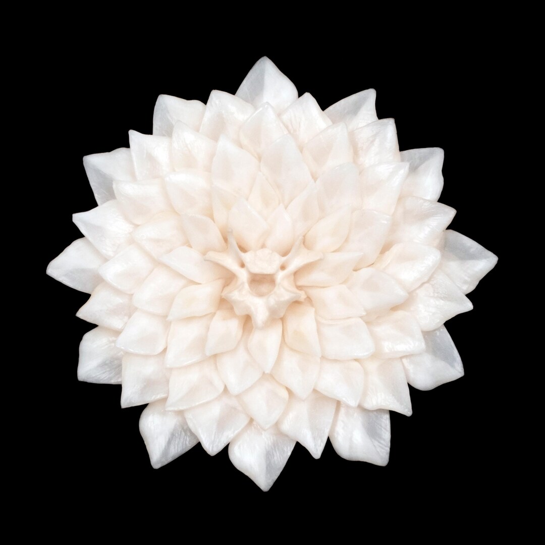 Gar Scale Floral Sculpture Luna - Etsy