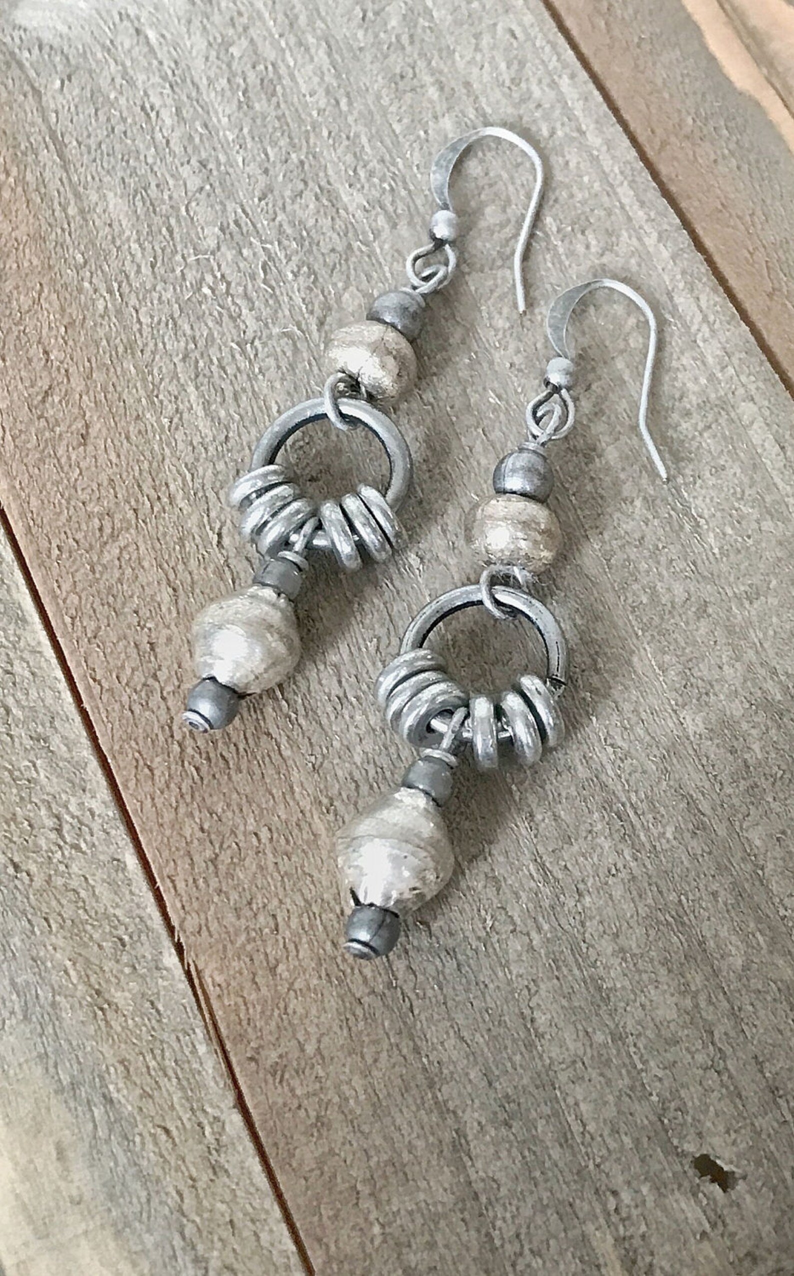 Boho Earrings Silver, Boho Earrings Dangle, Bohemian Jewelry, Ethnic ...