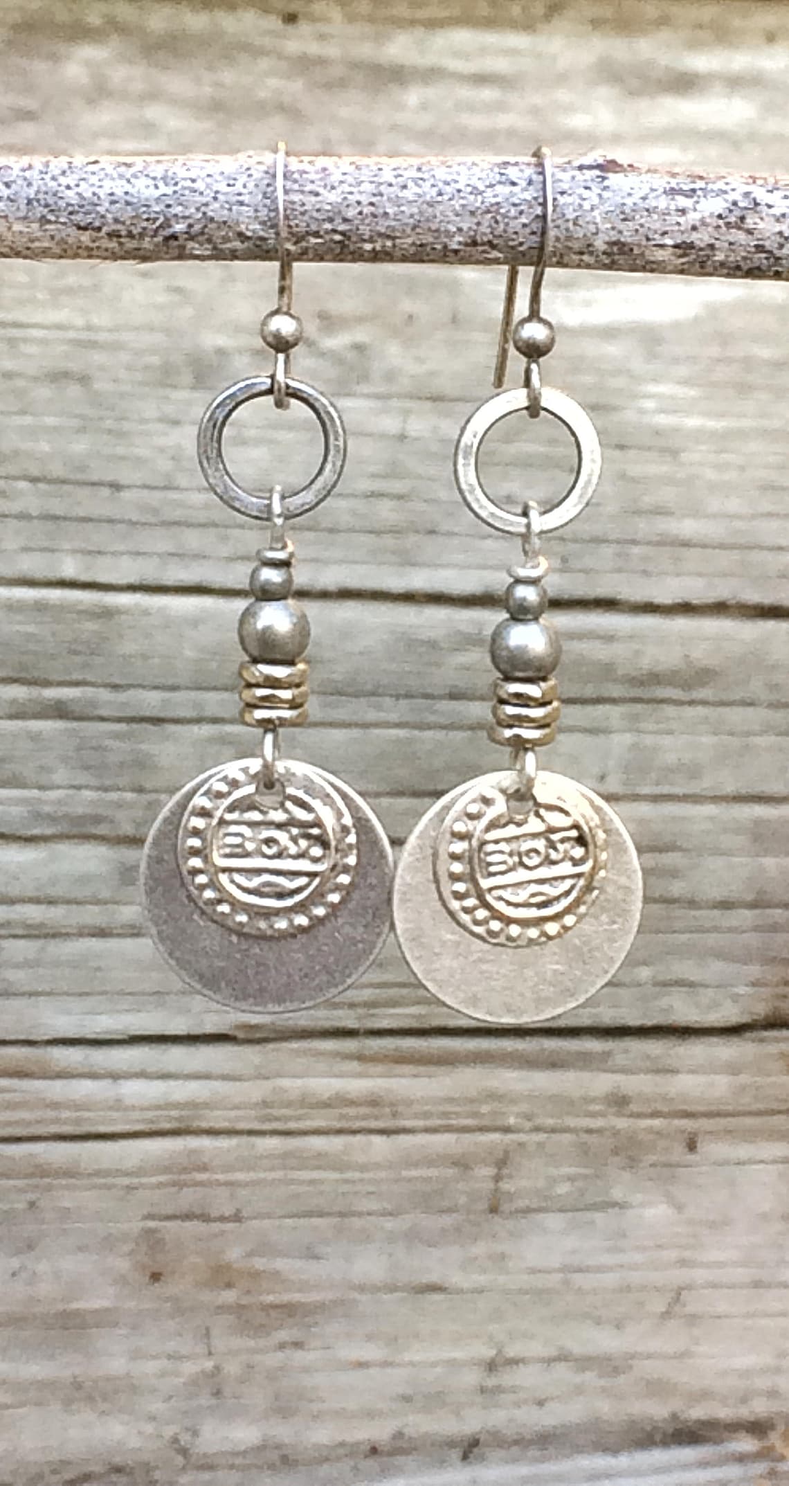 Silver Boho Earrings Boho Earrings Dangle Bohemian Jewelry - Etsy