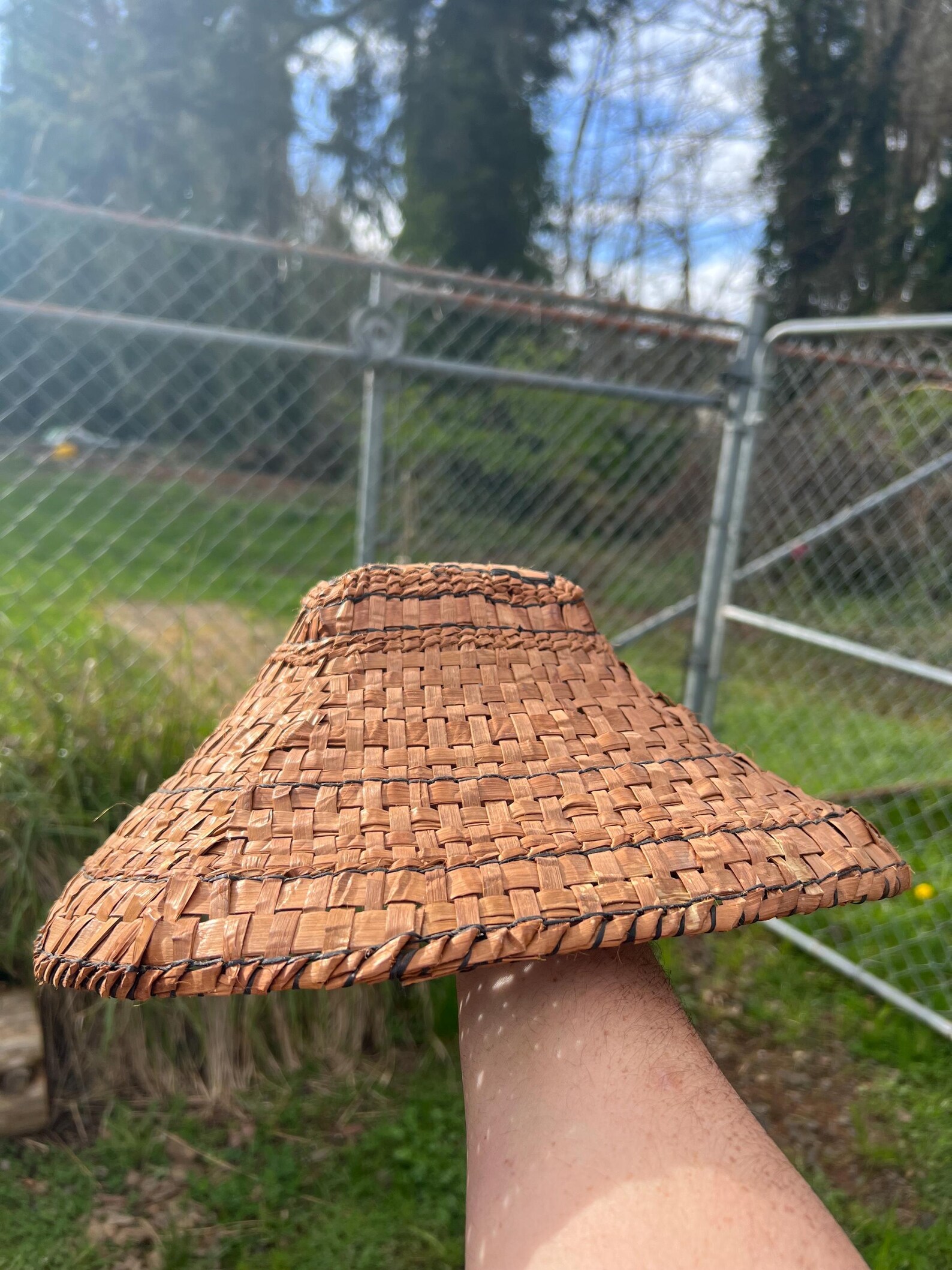 Traditional Salish Style Cedar Hat - Etsy