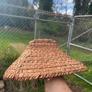 Traditional Salish Style Cedar Hat - Etsy