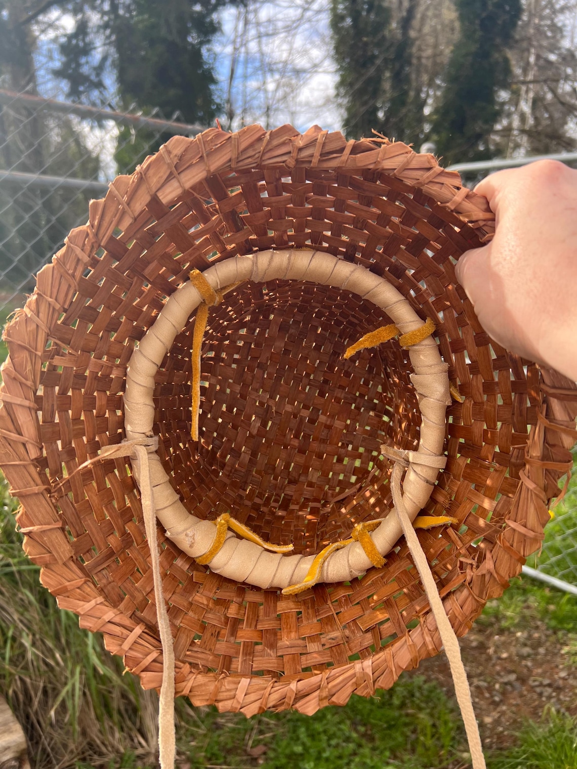 Traditional Salish Style Cedar Hat - Etsy