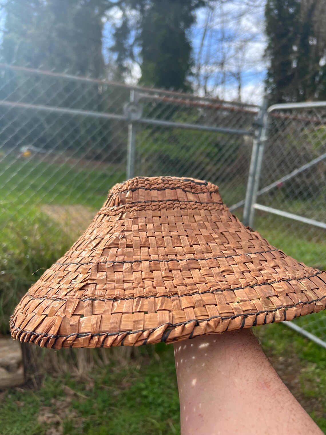 Traditional Salish Style Cedar Hat - Etsy