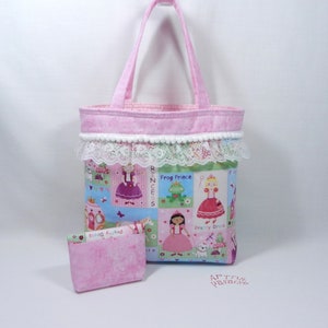 Toddler Tote Bag and Small Pouch, Child Tote Bag, Child Purse, Little ...