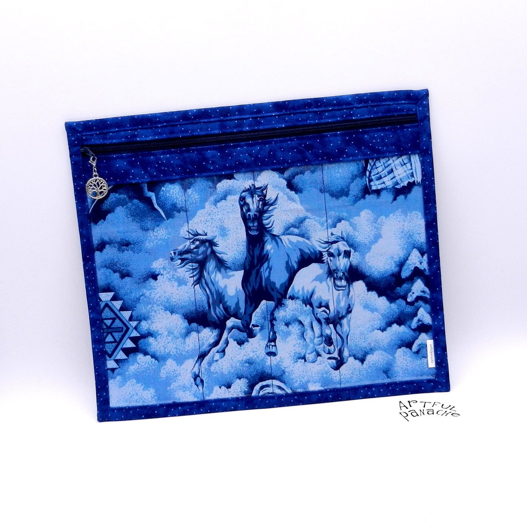 Clear Front Project Bag 13x11 Project Bag With Zipper Vinyl Front ...