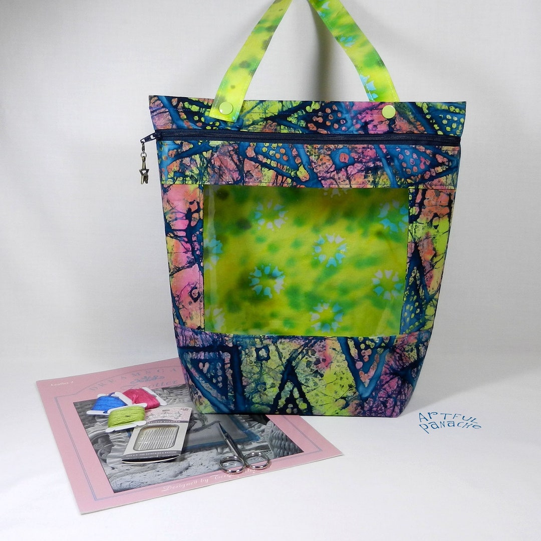 Vinyl Window Project Bag With Handle - Etsy