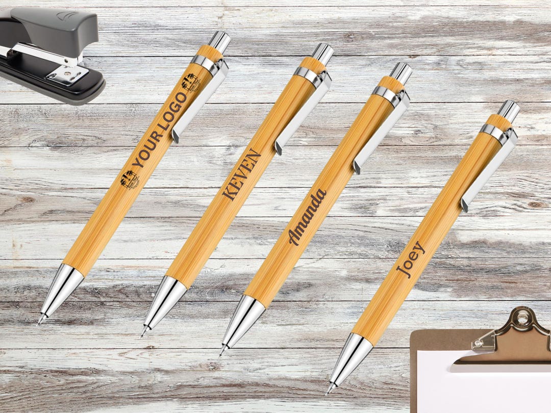 Personalized Bamboo Pen, Father's Day Gift, Engraved Pens, Wooden Pen ...