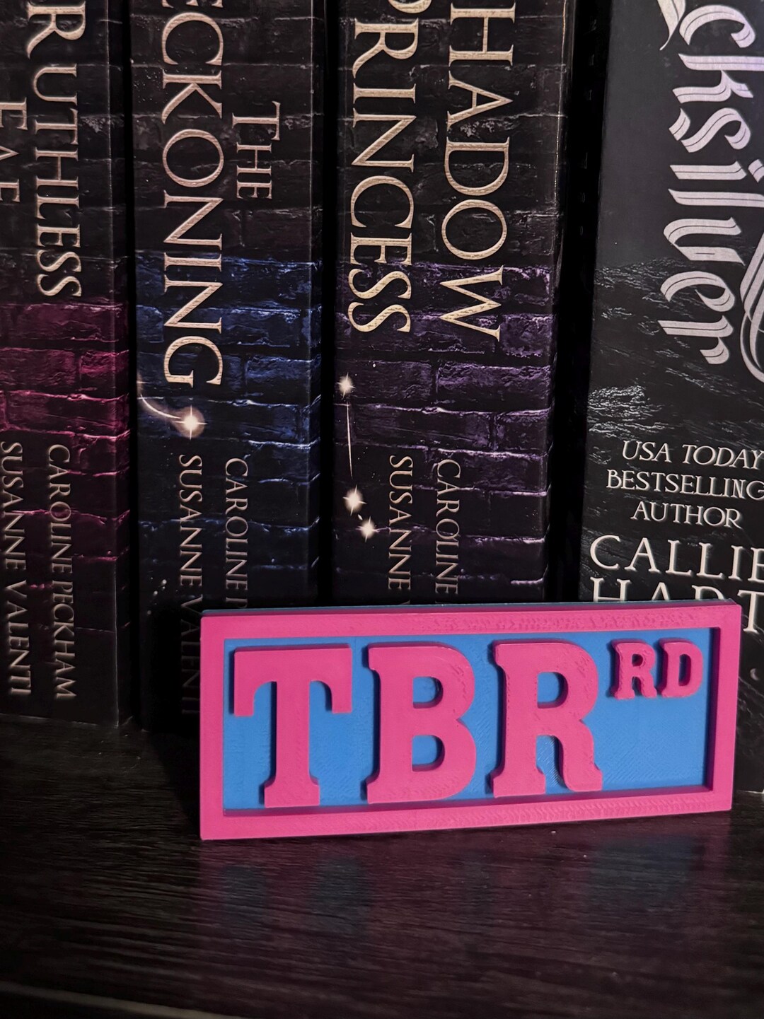 To Be Read Sign for Bookshelf - Etsy