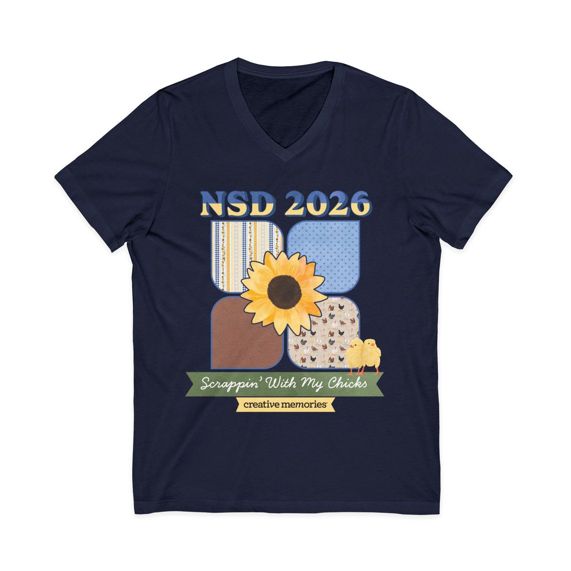 NSD 2026 Sunflower Tee Scrappin' With My Chicks - Etsy