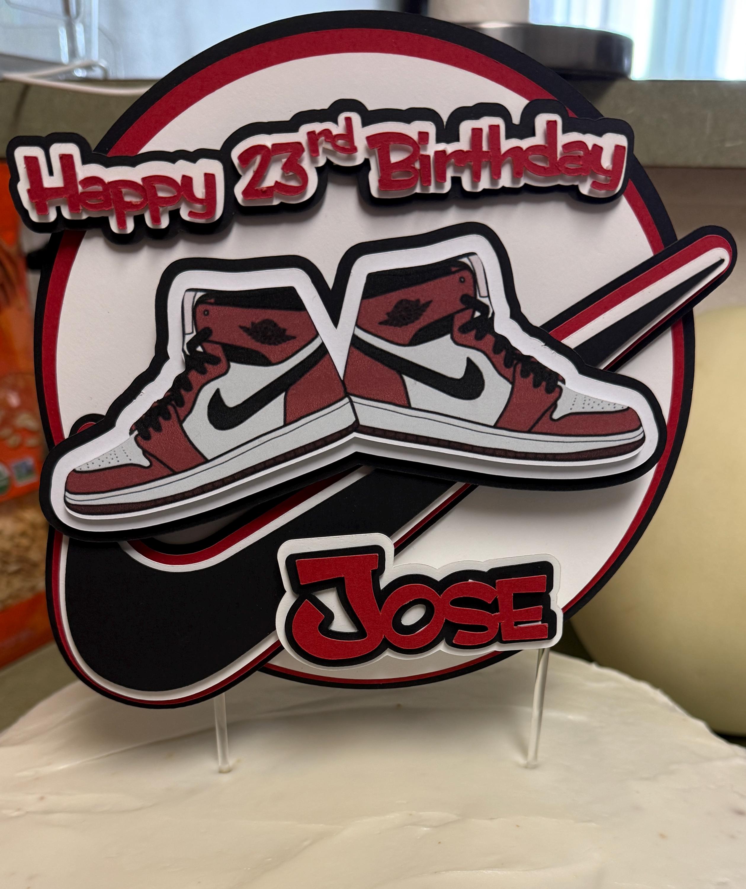 Nike Cake Topper - Etsy