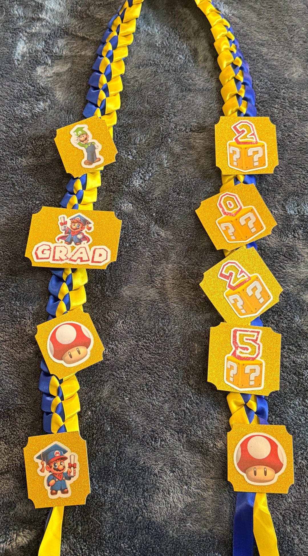 Super Mario Bros. Graduation Lei - Etsy