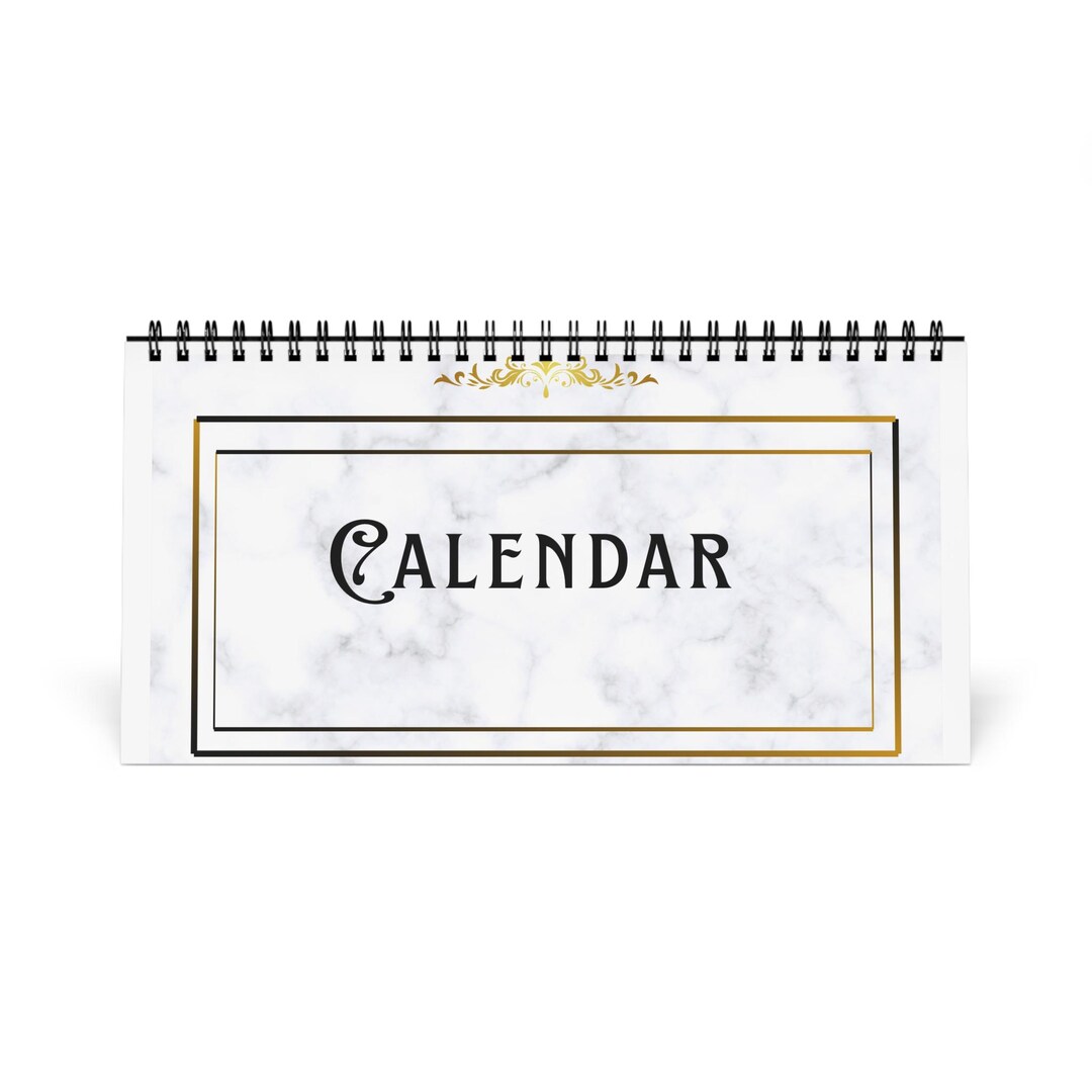 Desktop Calendar, Minimalist Monthly Planner, Organizer Notepad, Task ...