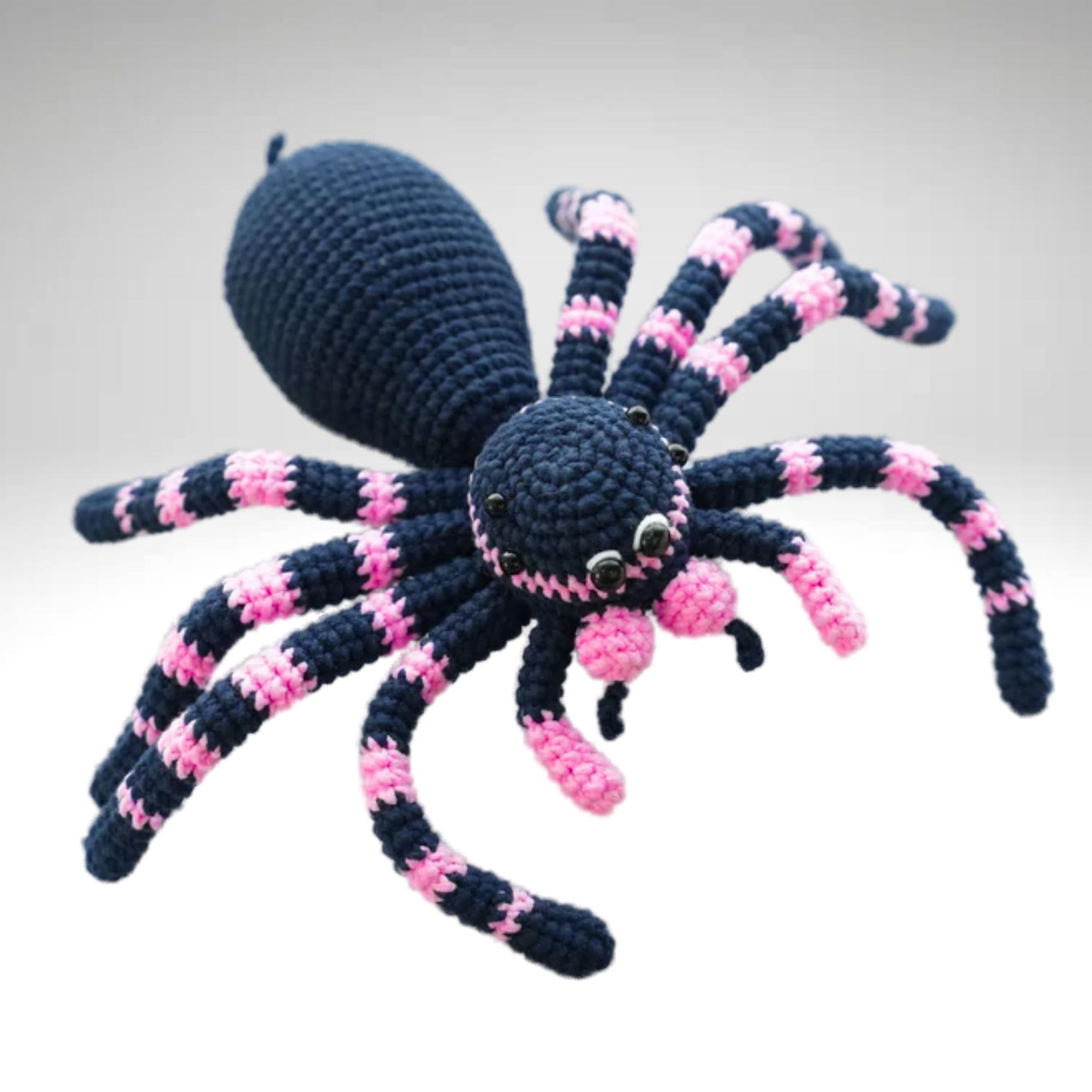Spider Crochet Pattern No Sew, Spider Plushies Crochet Pattern, Crochet ...