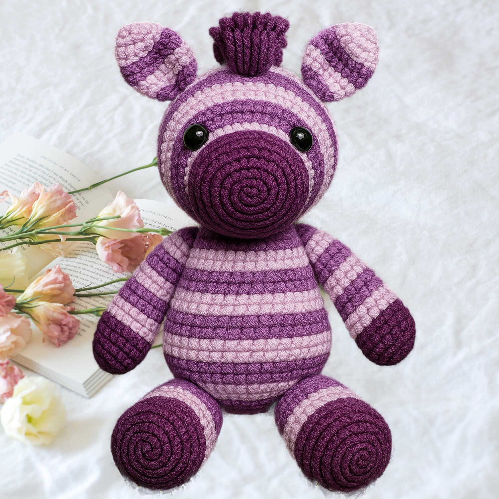 Zebra Amigurumi Pattern, Crochet Pattern Zebra, Crochet Zebra Pattern ...