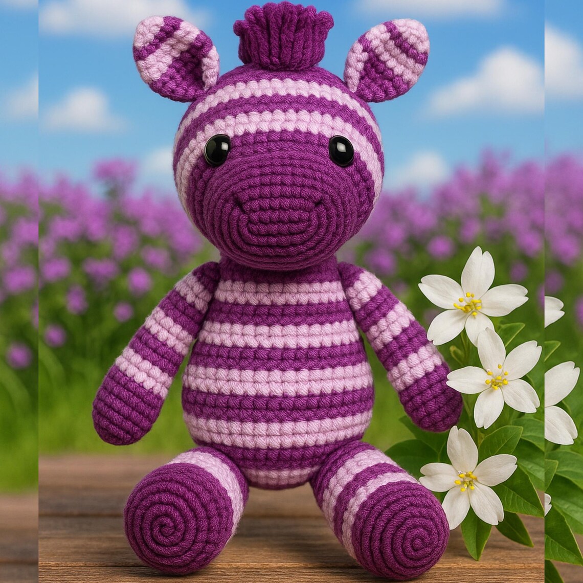 Zebra Amigurumi Pattern, Crochet Pattern Zebra, Crochet Zebra Pattern ...