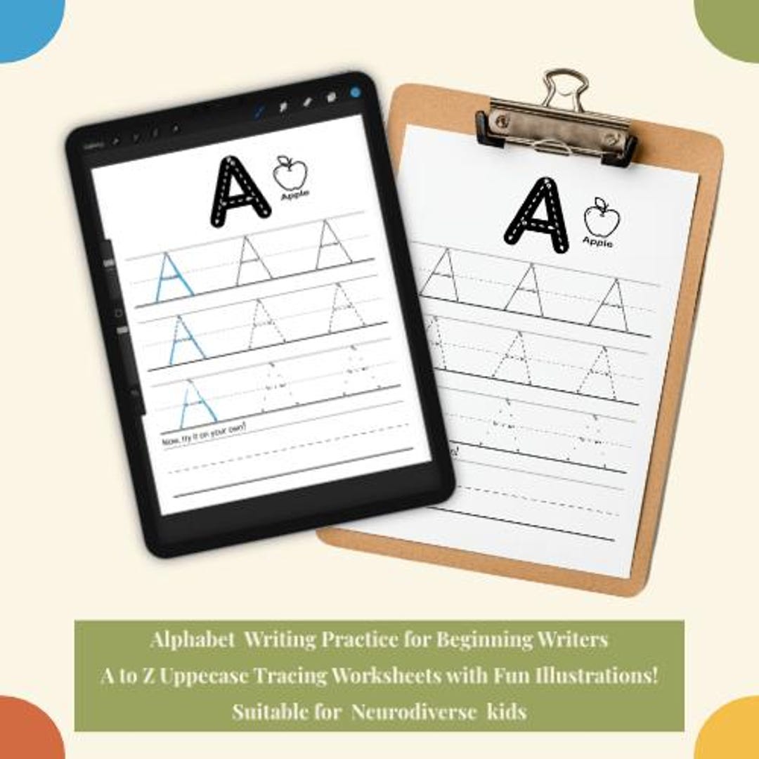 Progressive Alphabet Tracing Worksheets - Simple and Neurodiverse ...