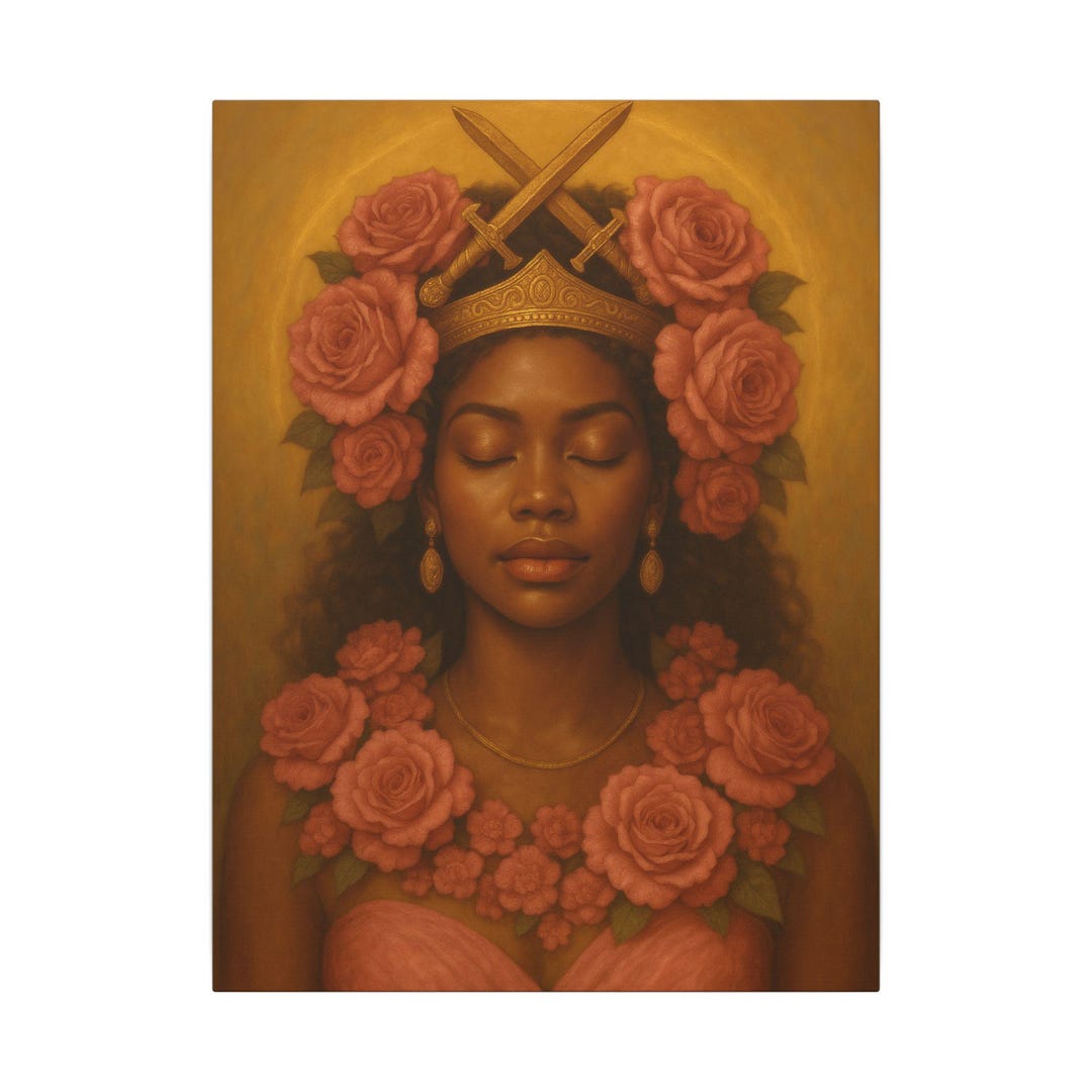 Oba the Warrior of Love African Goddess Art Print, Divine Feminine ...