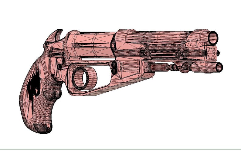 GS-6 Mandalorian Revolver Blaster Pistol Short Model - Etsy