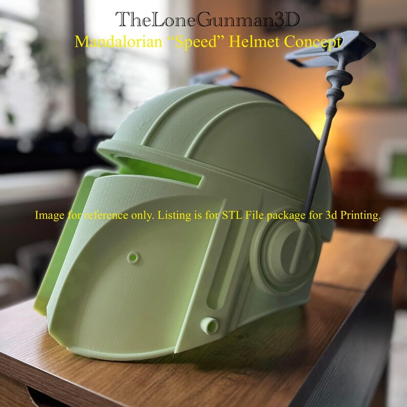 Mandalorian "speed" Helmet Concept STL - Etsy