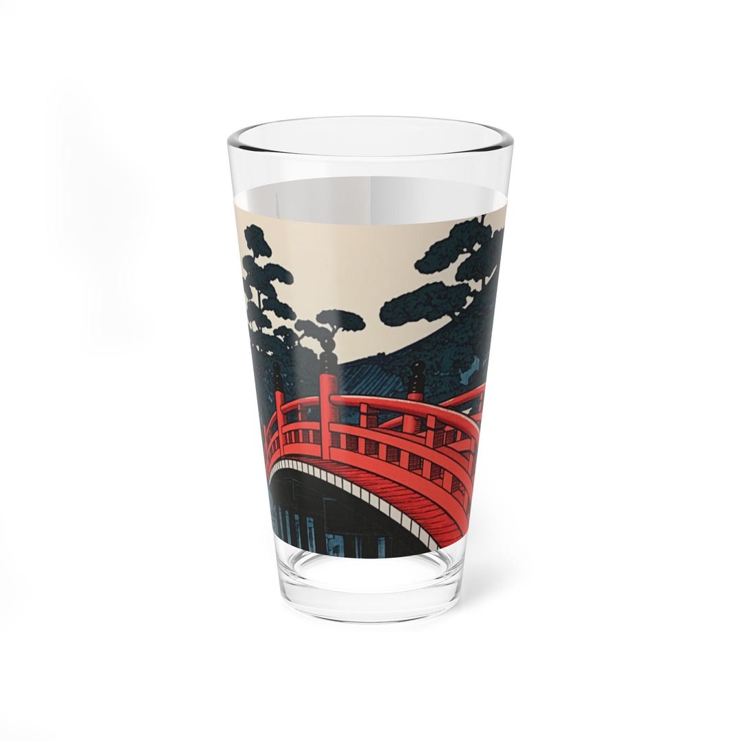 Vintage Japanese Bridge Mixing Glass, Perfect for Cocktails, Art Decor ...