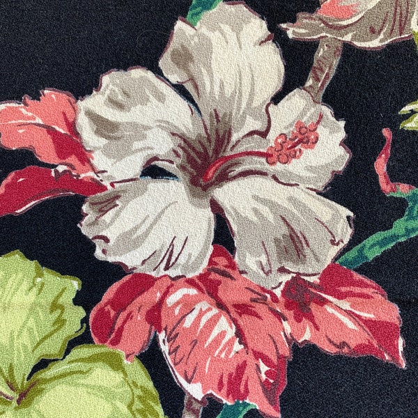Vintage Barkcloth - Etsy
