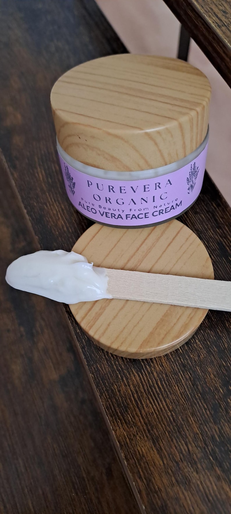 Purevera Organic Aloe Vera Face Cream: Lightweight Daily Moisturizer ...