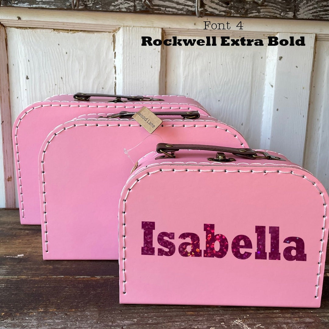 Valises roses personnalisées | Cadeaux pour les moins de 25 ans ...