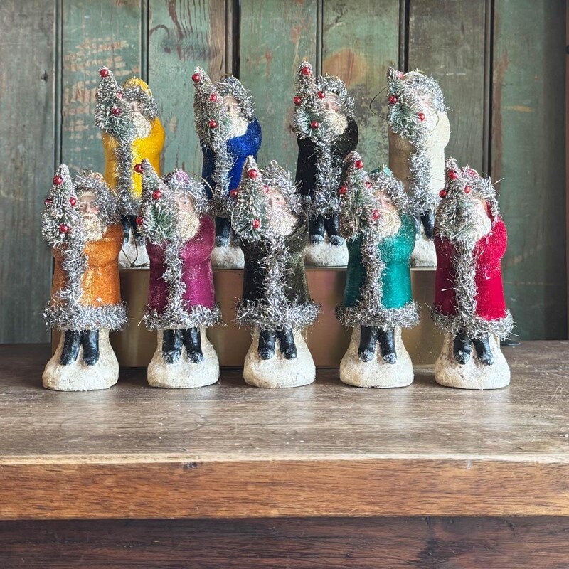 Santa, Retro Figure - Etsy