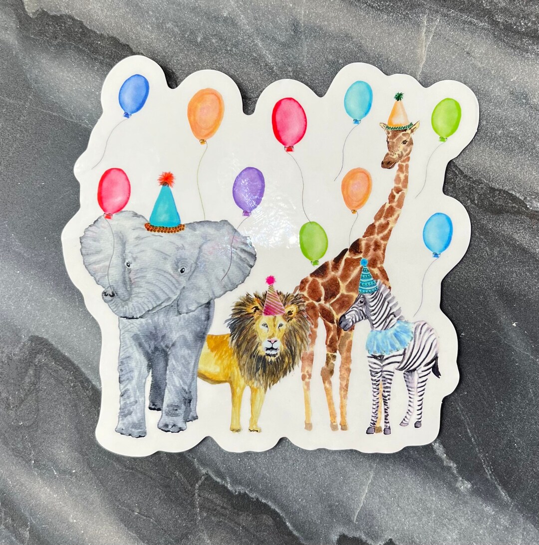 Party Animal Party Favors | Vinyl Sticker | Suitcase | Gifts Under 20 ...