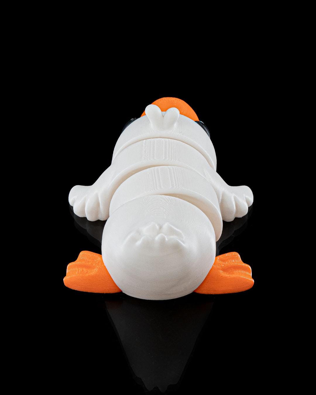 Cute 3D Printed Flexi Duck – Fidget Toy, Keychain, or Magnet ...
