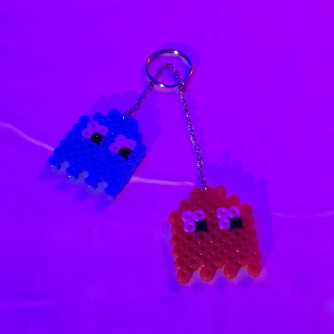 Pacman Ghost Duo - Keychain - Etsy