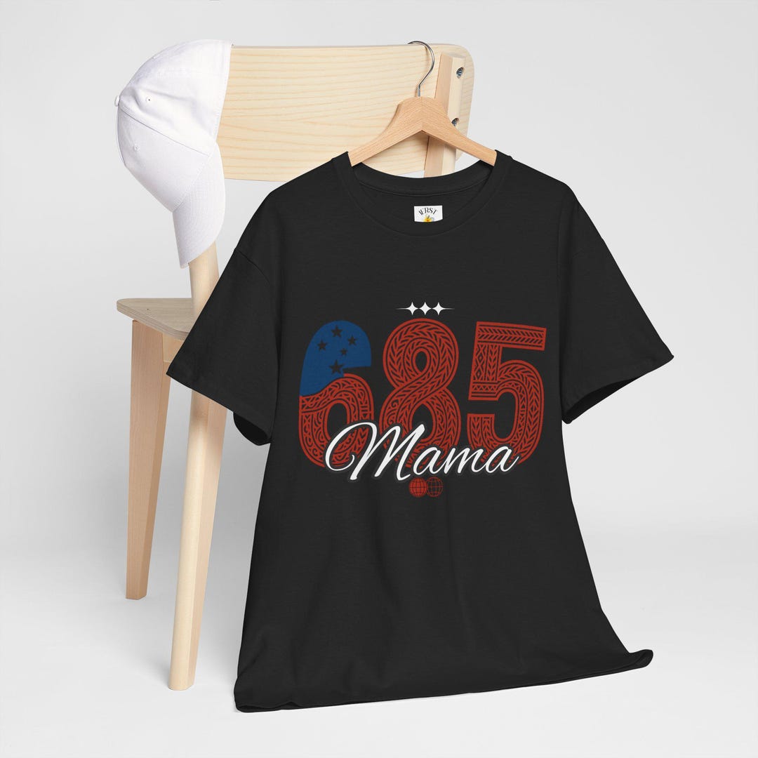 685 Samoan Customizable Mama Heavy Cotton Tee, Personalized T-shirt ...