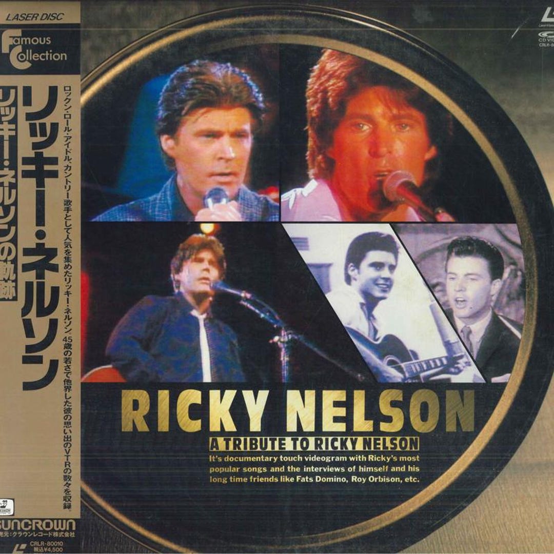 Laserdisc Ricky Nelson A Tribute to Ricky Nelson CRLR80010PROMO ...