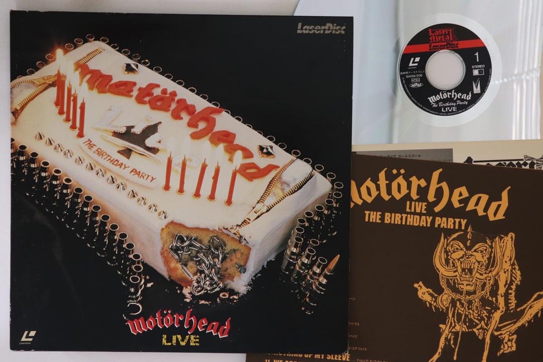 Laserdisc Motorhead Birthday Party SM0583136 Virgin Music VI Japan - Etsy