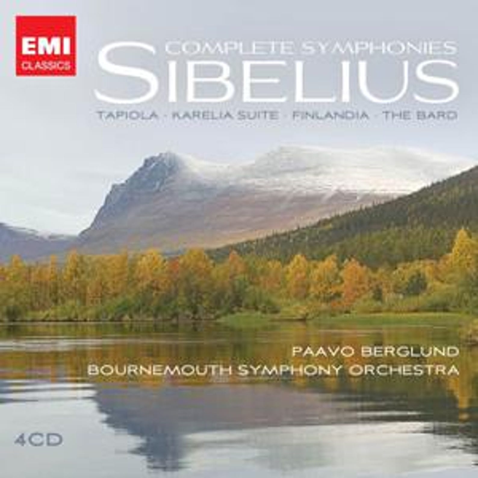 4CD Jean Sibelius, Paavo Berglund, Complete Symphonies / Tapiola 5099997360025 EMI Classics ...