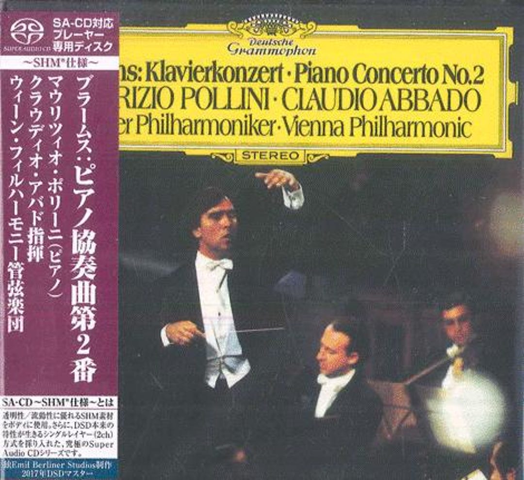 CD Maurizio Pollini Claudio Abba Brahmsklavierkonzert Piano Con ...