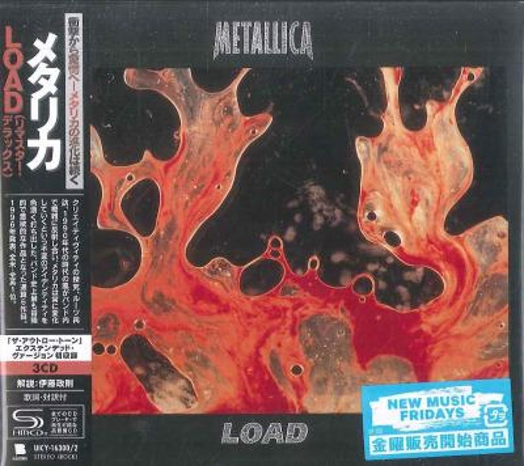 3CD Metallica Load Remastered Deluxe Editio Uicy163002 Blackened Japan ...
